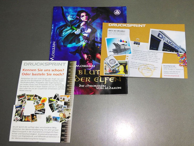 Visitenkarten - Postkarten - Plakate - Leporello - Flyer - Couverts ...